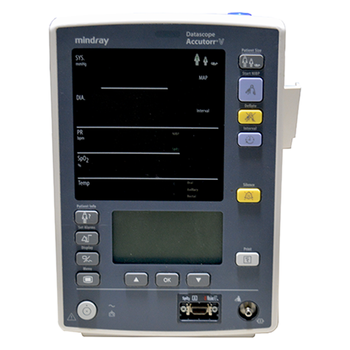Mindray Accutorr V Multiparameter Monitor that can store up to 1200 ...